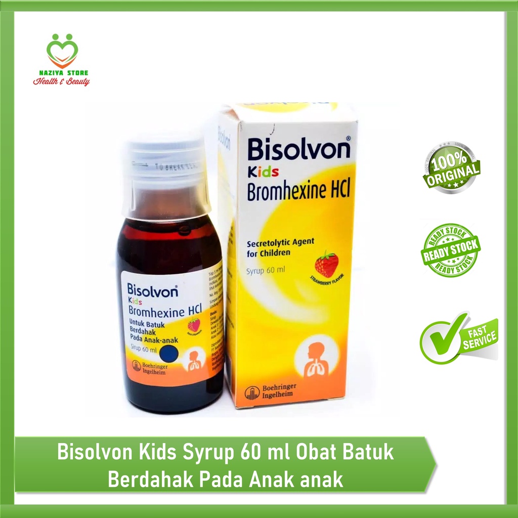 Jual BISOLVON KIDS sirup 60 ml Obat batuk anak Batuk berdahak | Shopee ...