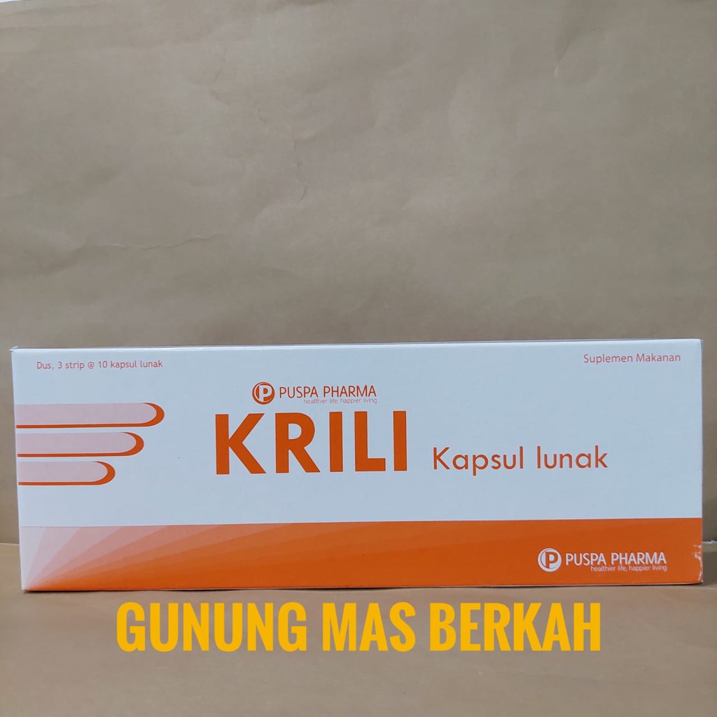 Jual KRILI krili isi 10 Kapsul - kesehatan jantung dan anti radang pada ...