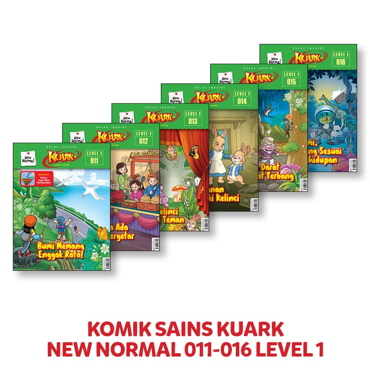 Jual KUARK Komik Sains Edisi 11 sd. 16 New Normal MATERI OSK 2022 semua level Indonesia|Shopee ...