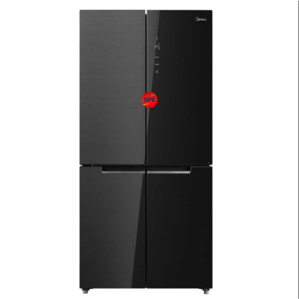 Jual KULKAS 4 PINTU MIDEA SIDE BY SIDE MDRF632FIF22ID 470L SMART ...