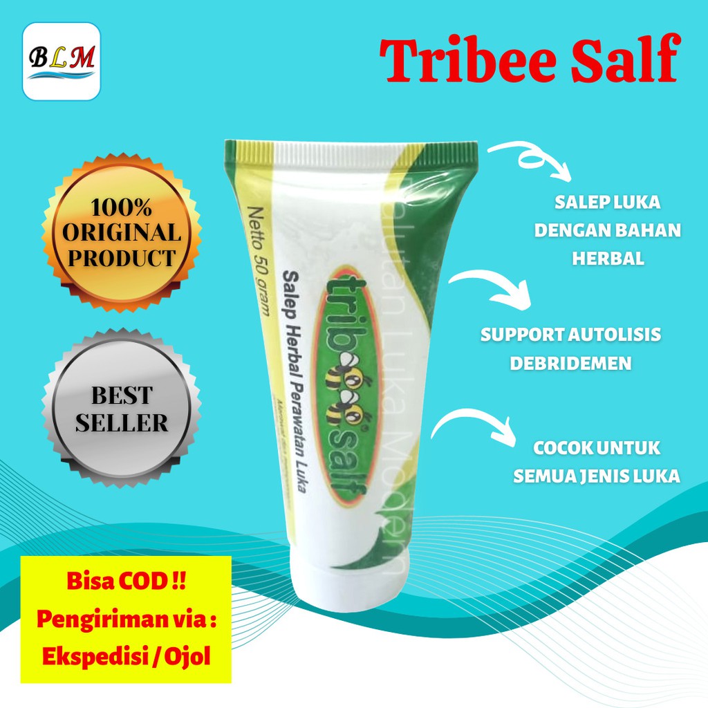 Jual Tribee Salf 50g Salep Luka Herbal Ampuh Original | Free Buble Wrap ...