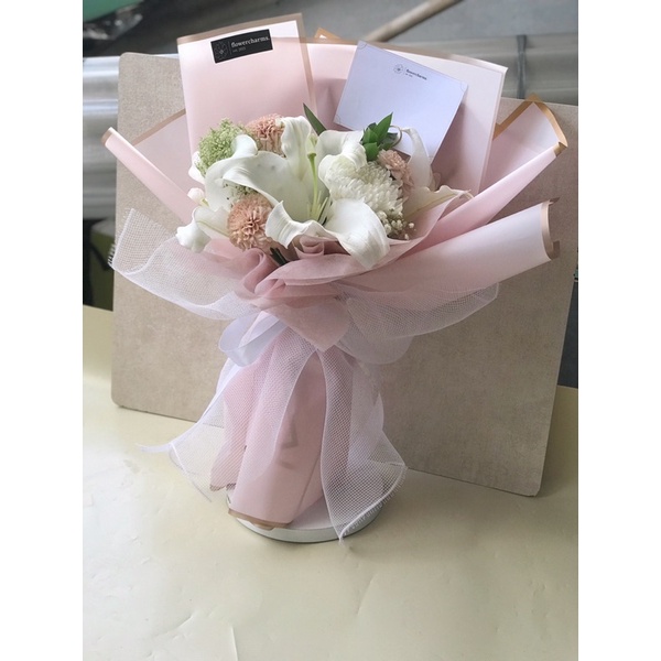 Jual LARGE CASSABLANCA LILY BOUQUET | BUKET BUNGA SEGAR LILI IMPOR ...