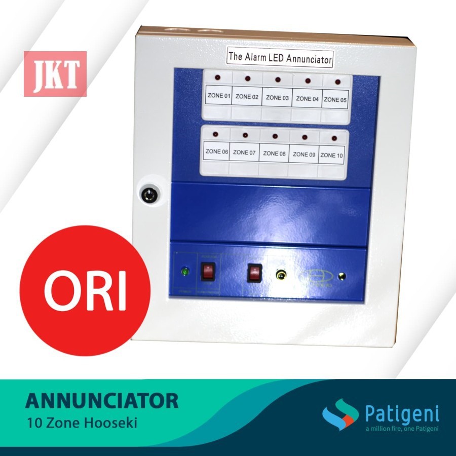 Jual Fire Alarm Annunciator 10 Zone Hooseki | Shopee Indonesia