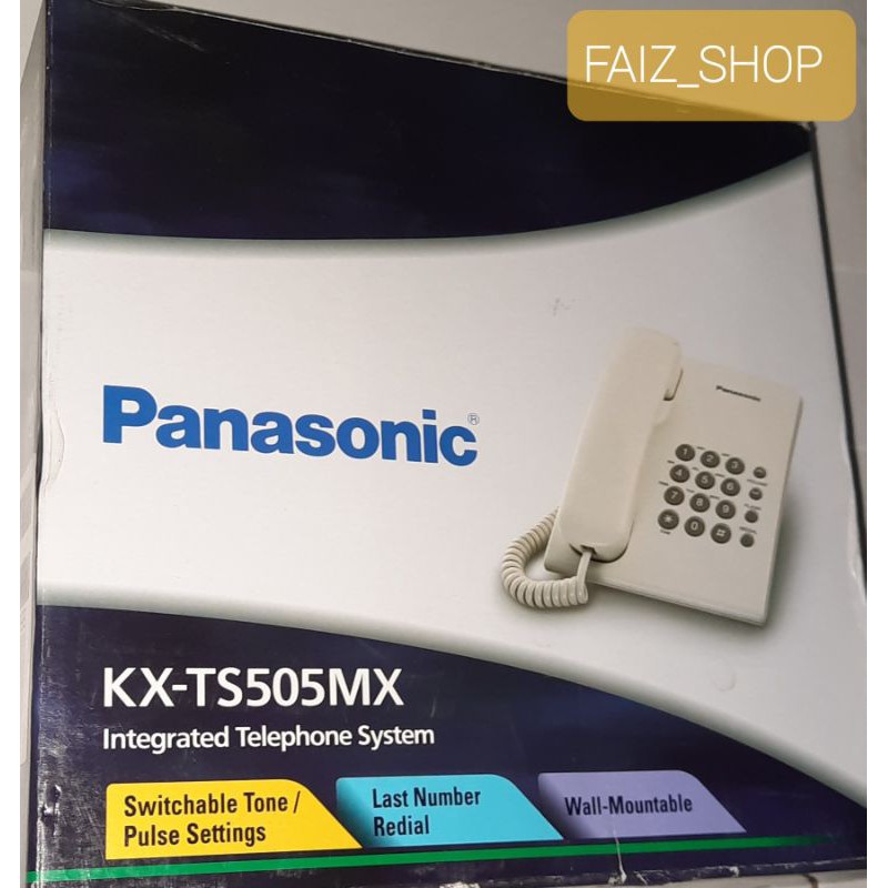 Jual Telephone Panasonic KX-TS505MX (Integrated Telephone Sistem) Second Original | Shopee Indonesia