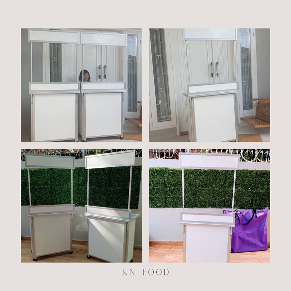 Jual Booth Portable Putih Polos Kecil + tas | Shopee Indonesia