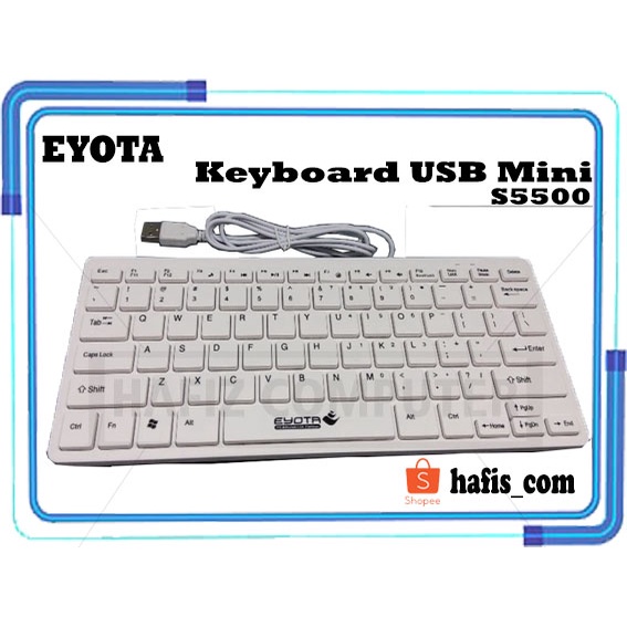 Jual Mini Keyboard Usb Eyota S5500 Mini Ultra Thin Keyboard Usb ...