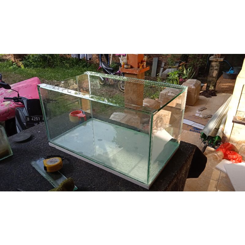 Jual Aquarium kaca aquascape ikan hias 60x35x30 | Shopee Indonesia