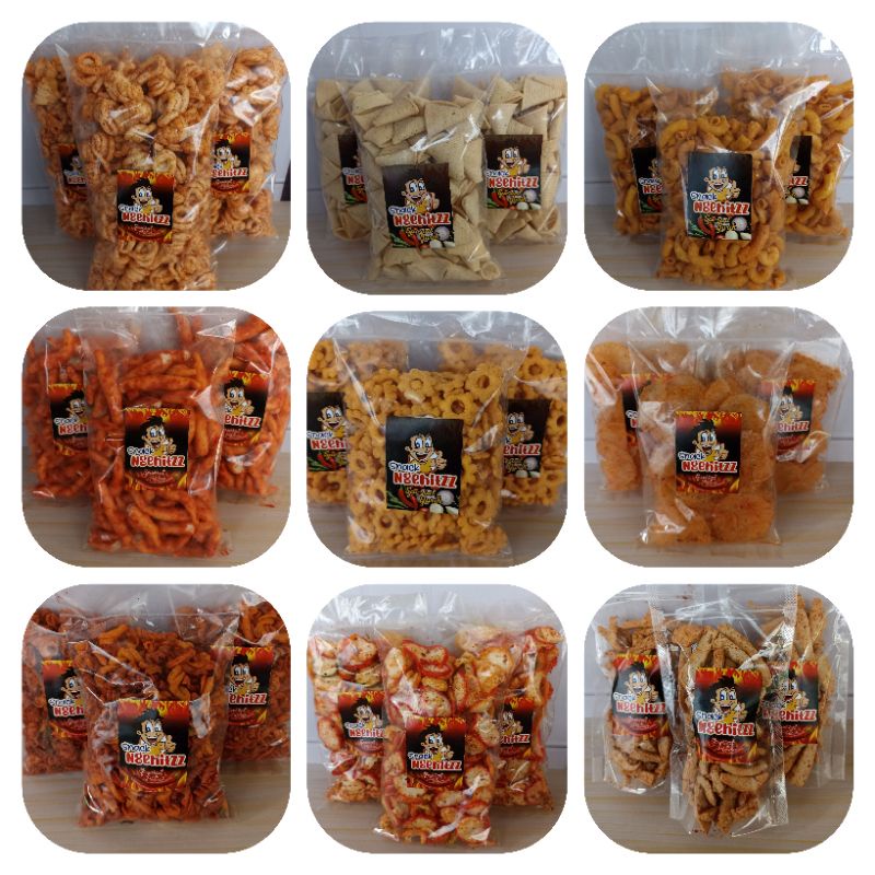 Jual snack ekonomis basreng/makaroni pedas/seblak kerupuk/seblak ...