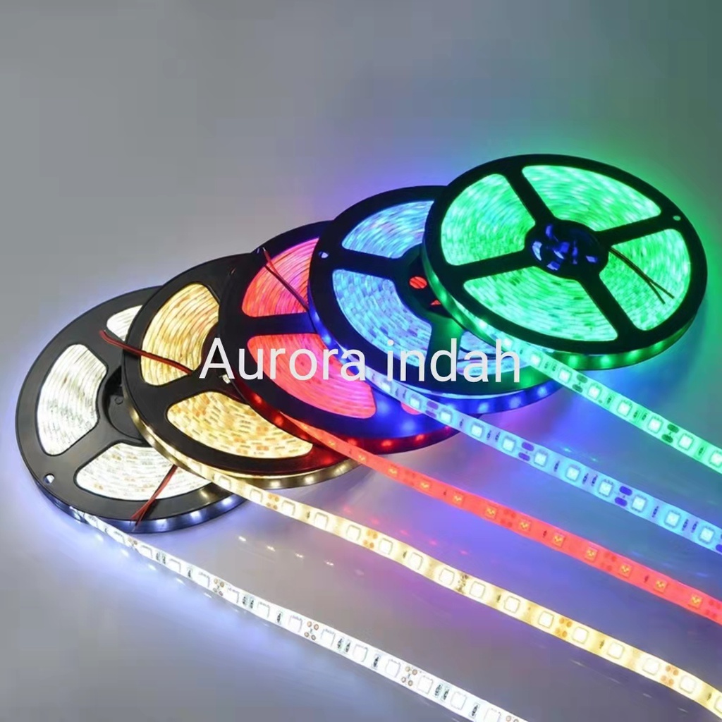 Jual LED STRIP 3528 IP44 DC 12V 4M FULL WATERPROOF LAMPU PLAFON LAMPU ...