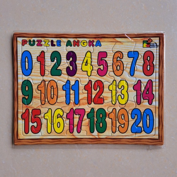 Jual Limited Puzzle / Puzle / Pazel Mengenal Angka - belajar bilangan ...