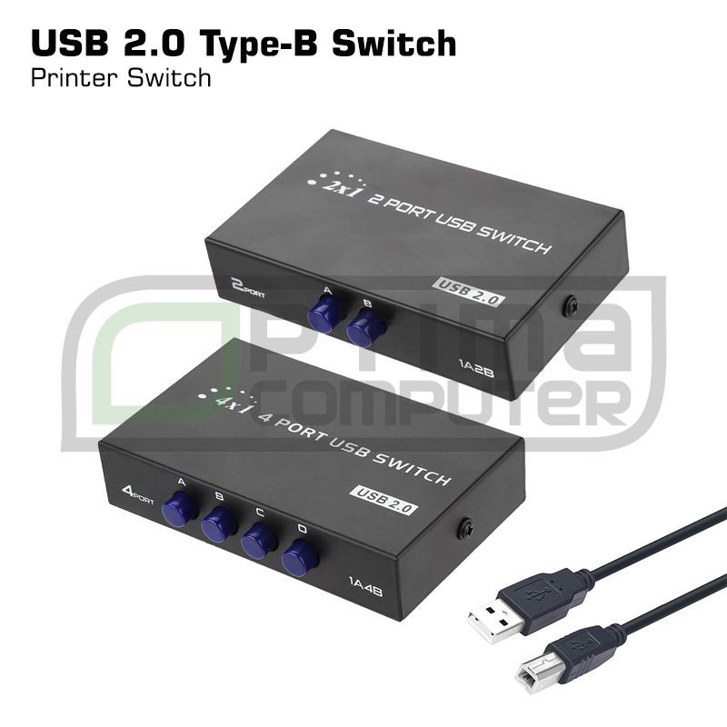 Jual USB 2.0 Type-B Switch (Printer Switch) | Shopee Indonesia