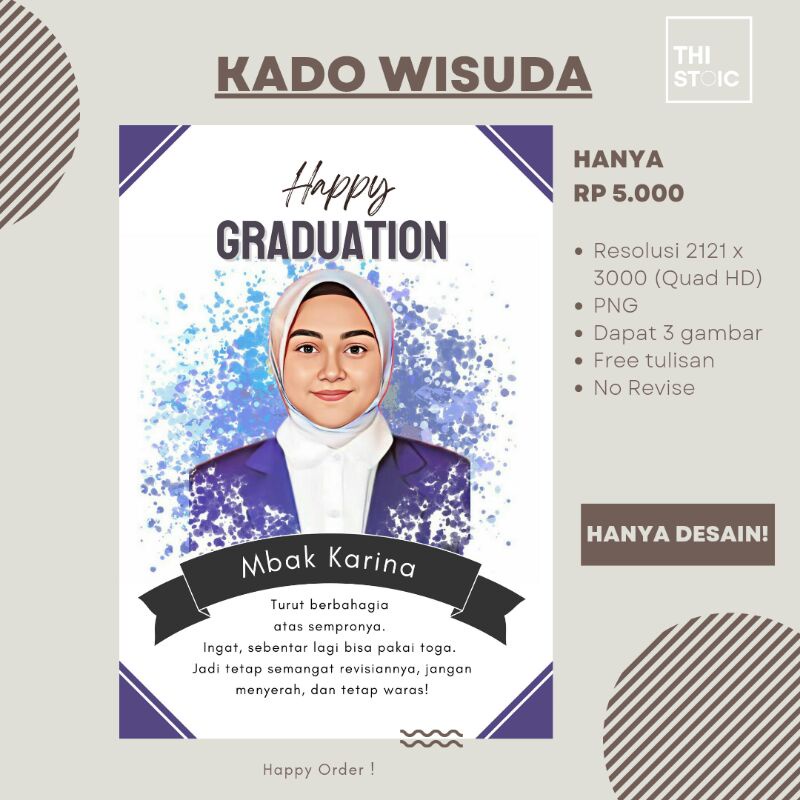 Jual kado wisuda, kado sempro, ilustrasi murah ,gambar murah, edit ...