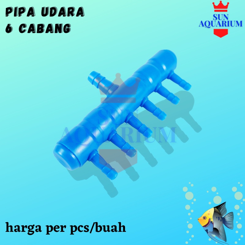 Jual Pompa Udara Pipa 6 Cabang Aerator Aquarium Dan Aquascape Harga Per ...