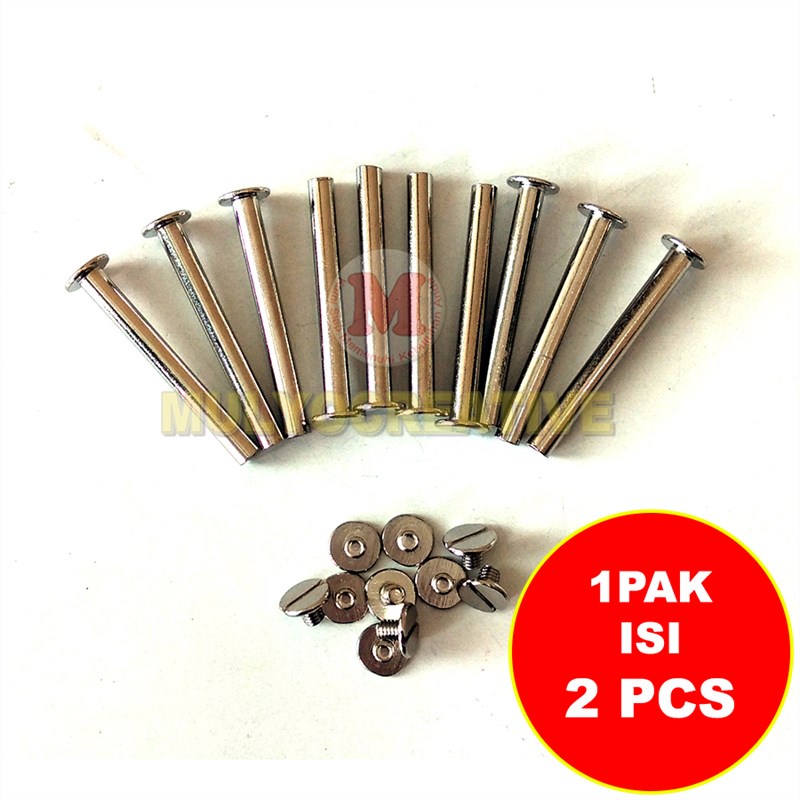 Jual Paku Baut Jilid Katalog Ukuran 4.5 Cm - Mur Baut Jilid 45mm ...