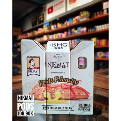 Jual Nikmat Puff Pastry Rolls Cream Pods Friendly 30ML by Rcraft ...