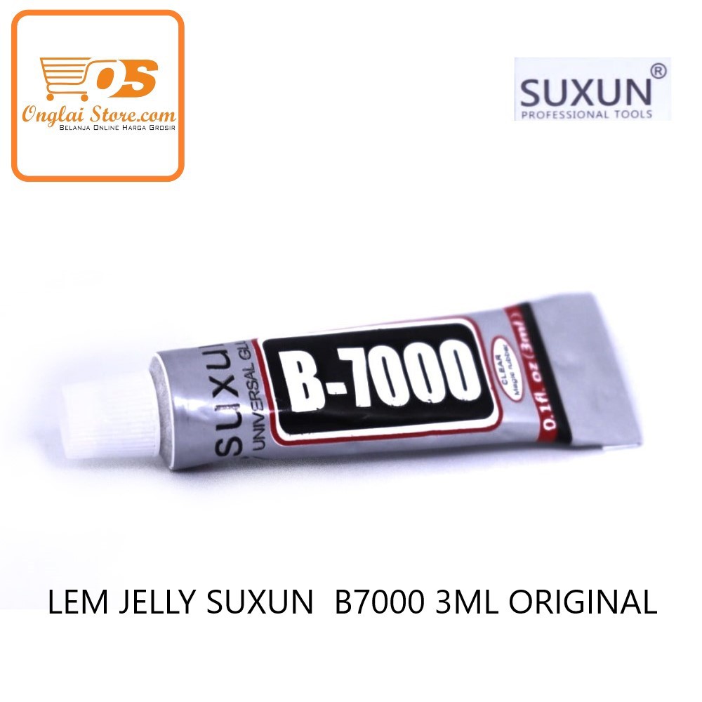 Jual Lem Ajaib Serbaguna Suxun B7000 3ml Bening Original Super Lengket Multifungsi | Shopee ...