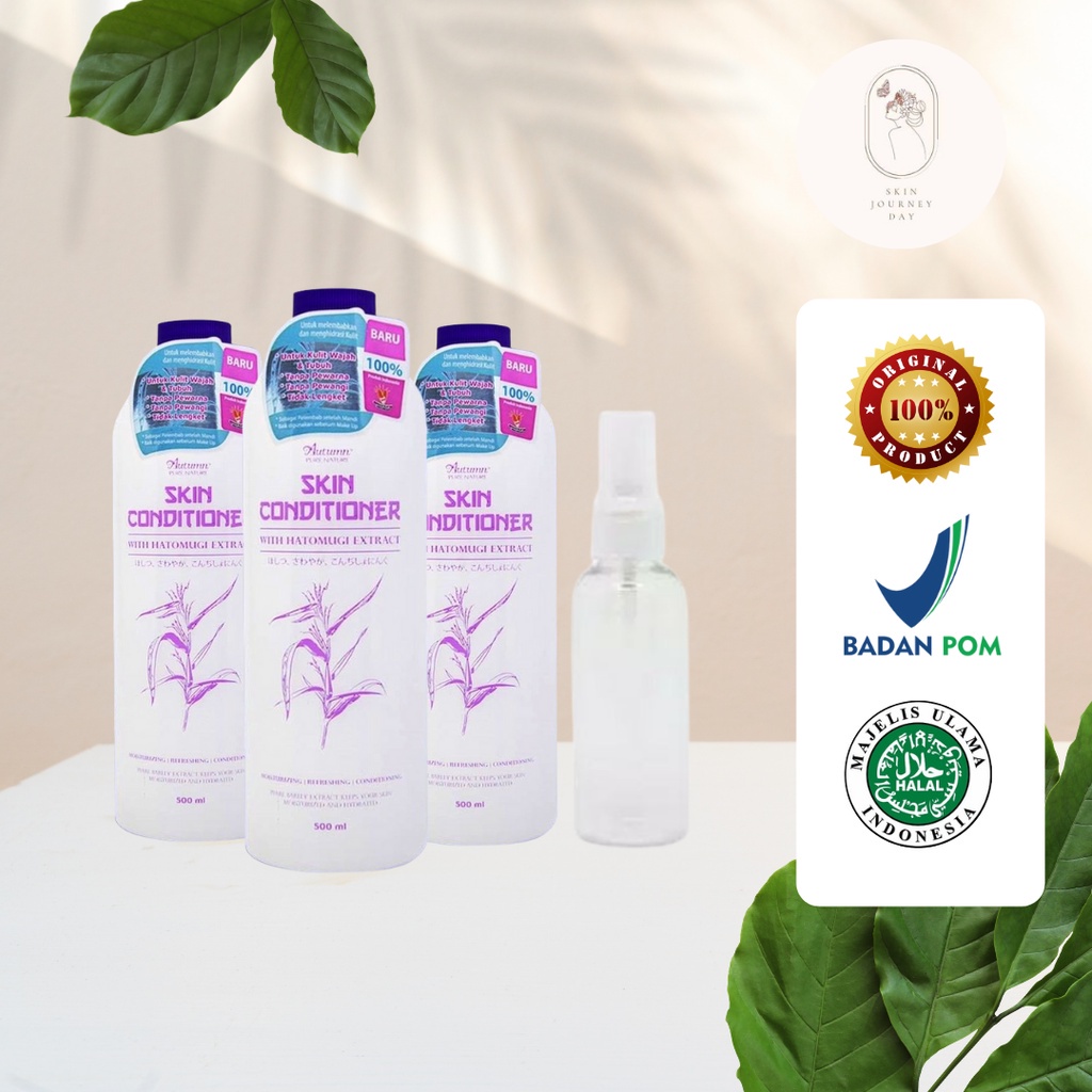 Jual HATOMUGI skin conditioner AUTUMN with hatomugi extract free botol ...