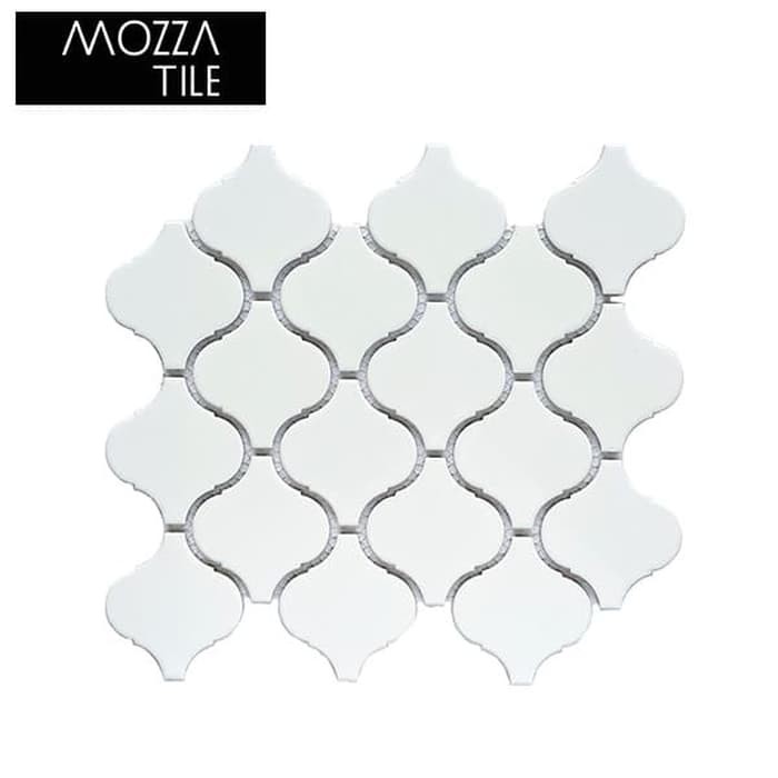 Jual INDAHKERAMIK Mosaic Mozaic Mosaik MOZZA TILE Lantern Glossy White ... Jual INDAHKERAMIK Mosaic Mozaic Mosaik MOZZA TILE Lantern Glossy White ...