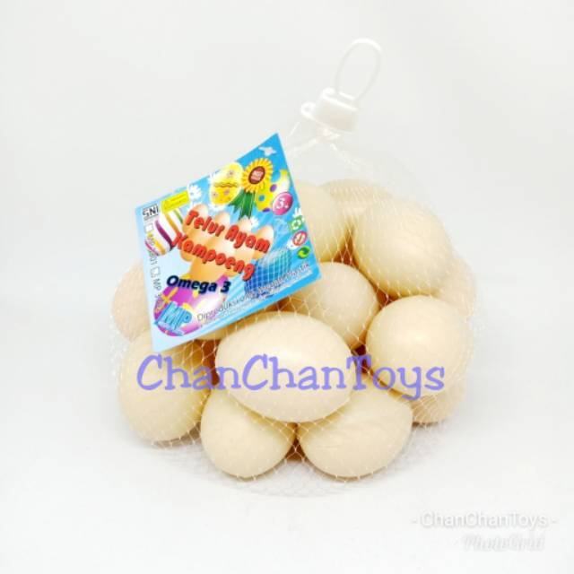 Jual Mainan Telor / Telur Ayam isi 20pcs (FREE PACKING DUS) | Shopee ...