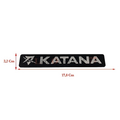 Jual Emblem Logo Mobil Tulisan Katana | Shopee Indonesia
