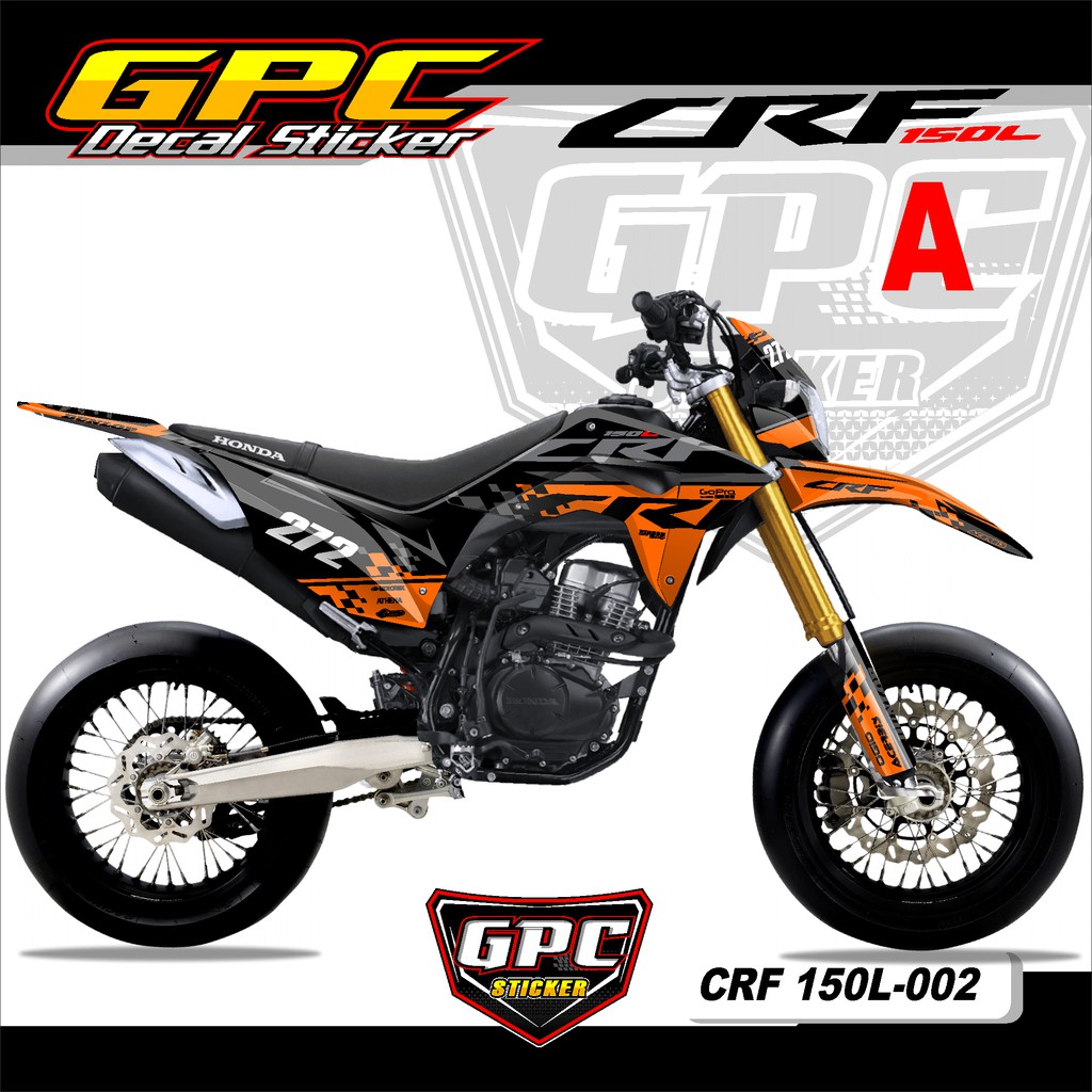 Jual Decal Sticker Honda CRF Fullbody Custom Desain- GPC-002 | Shopee ...