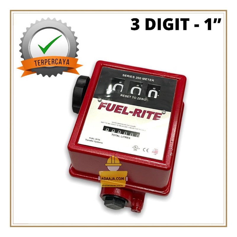 Jual Flow Meter 3 Digit Fuel Rite Alat Ukur Solar | Shopee Indonesia