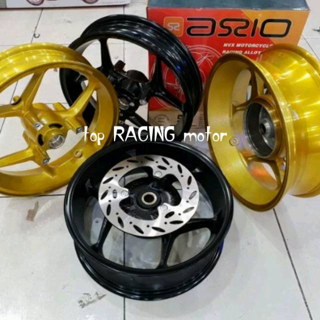 Jual VELG RACING AEROX 155 DOUBLE DISK DEPAN BELAKANG VELEG AEROX 155 ...