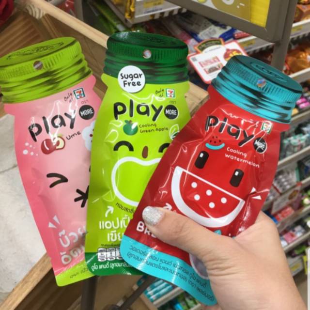 Jual Play more candy Thailand / permen play more sachet | Shopee Indonesia