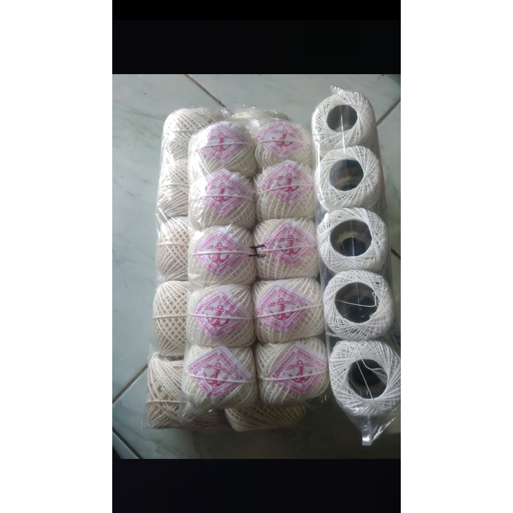 Jual TALI BENANG PUTIH NILON NYLON BAGUS MURAH Indonesia|Shopee Indonesia
