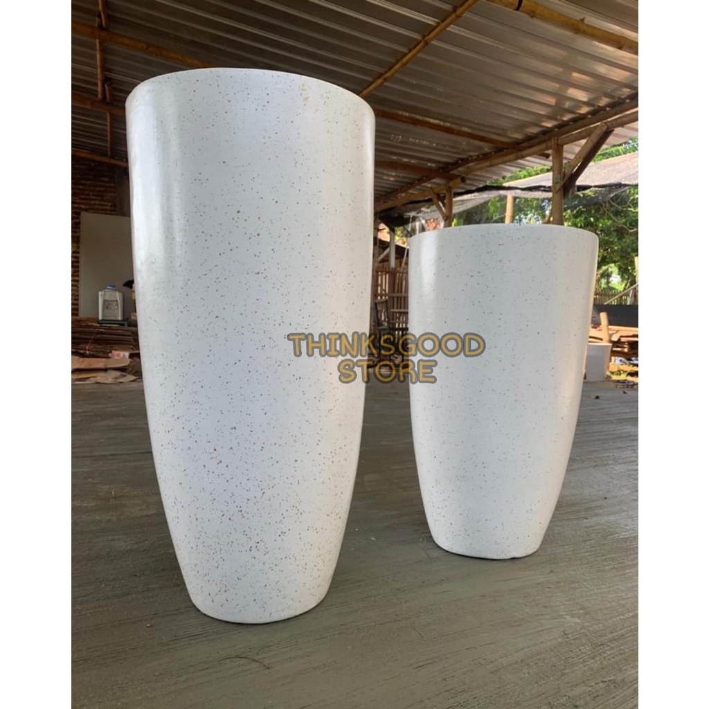 Jual POT BUNGA TANAMAN MINIMALIS MODEL KAPSUL 40X80 JUMBO | Shopee ...