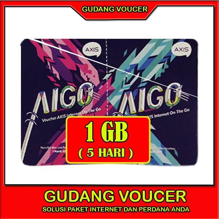 Jual A264 Voucher Axis MINI Aigo 1 GB 5 Hari 24 JAM | Shopee Indonesia