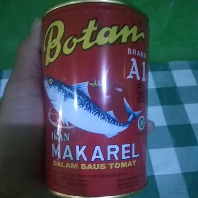 Botan Besar - Mackerel 425 gr - A1 - Sarden Saus Tomat Kaleng MMA-04 ...