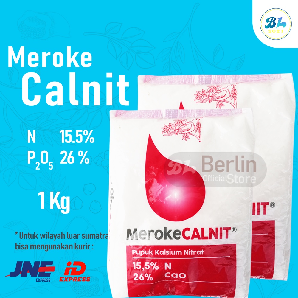 Jual Pupuk Kalsium Nitrat Meroke CALNIT Kemasan 1 Kg | Shopee Indonesia