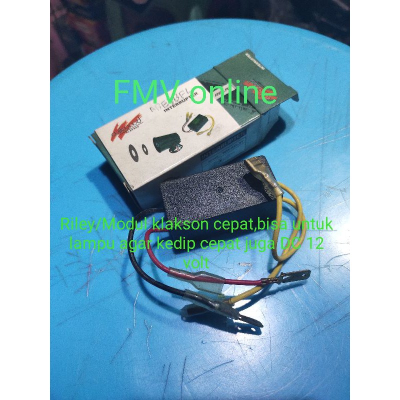 Jual Riley/modul klakson suara cepat DC 12 volt bisa untuk lampu kedip ...