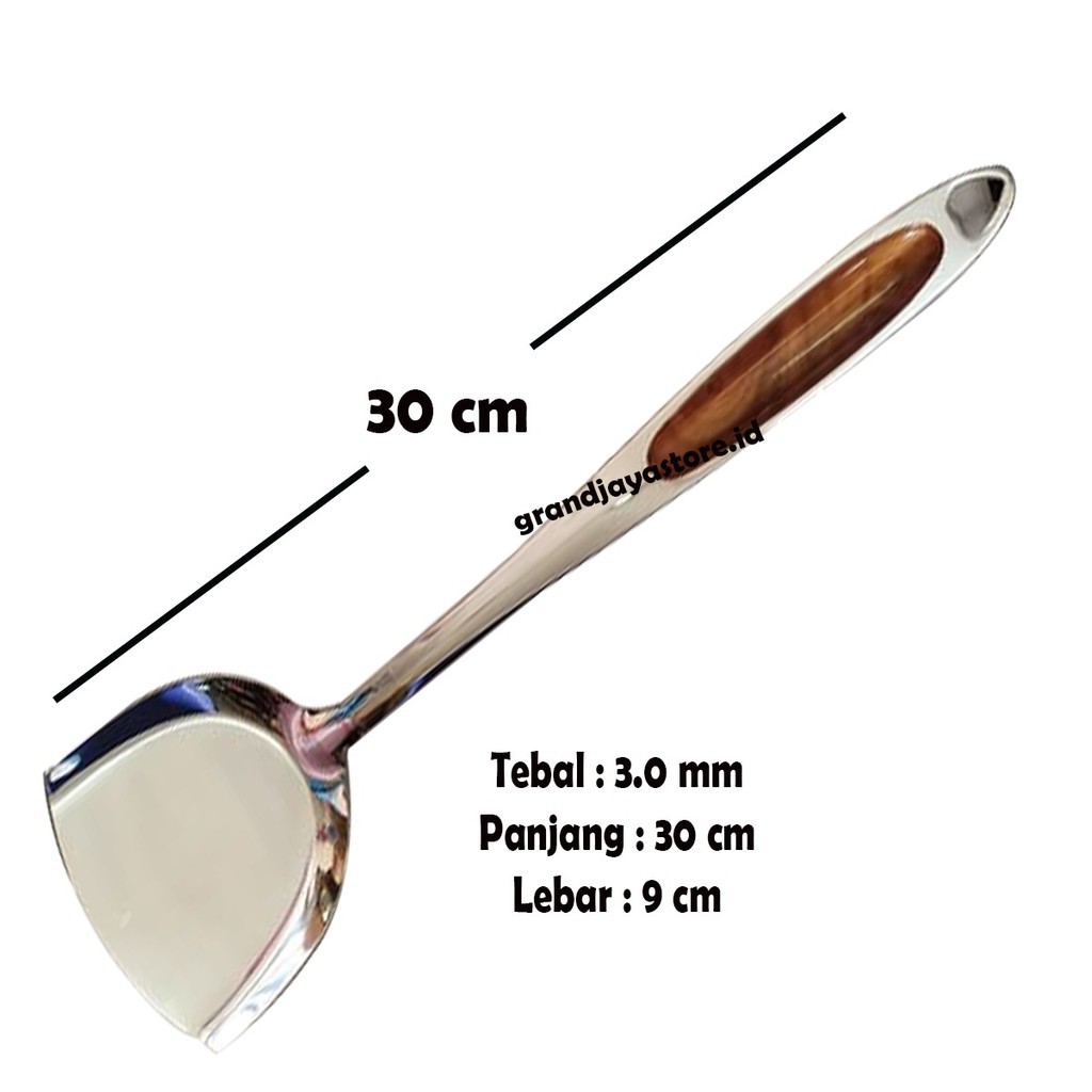 Jual Sutil,sodet Stainless Tebal/ Spatula Stainless / sodetan masak ...