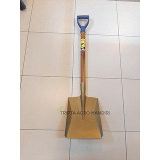 Jual Sekop Skop Sovel Pasir Gagang kayu Crocodile Buaya bentuk Kotak ...