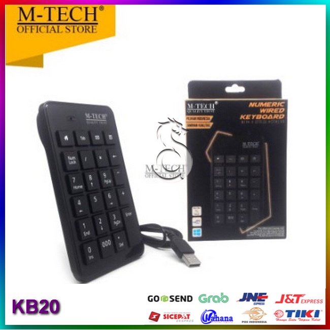 Jual M-Tech Keyboard Keypad Angka Numerik Kasir Usb | Shopee Indonesia