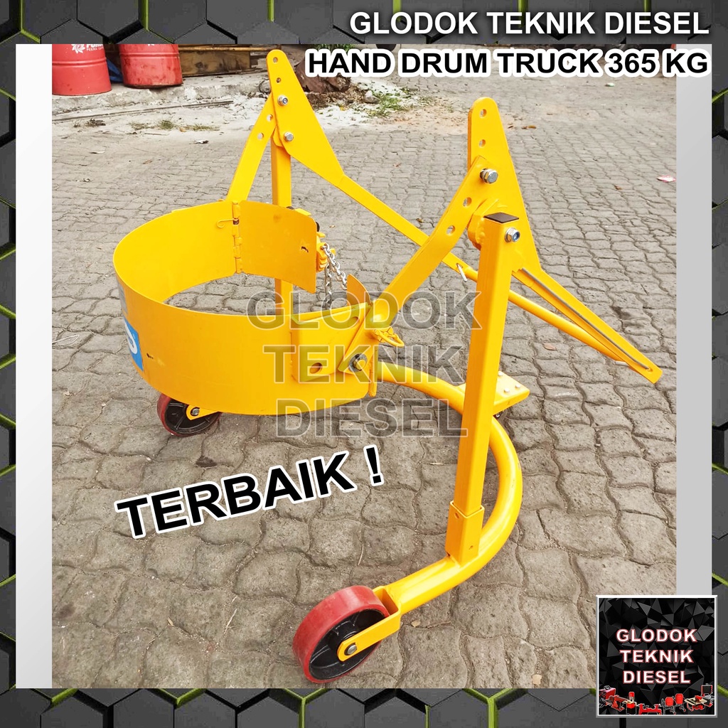 Jual Hand Drum Carrier 365 KG Trolley Lifter Loader Troli / Alat ...