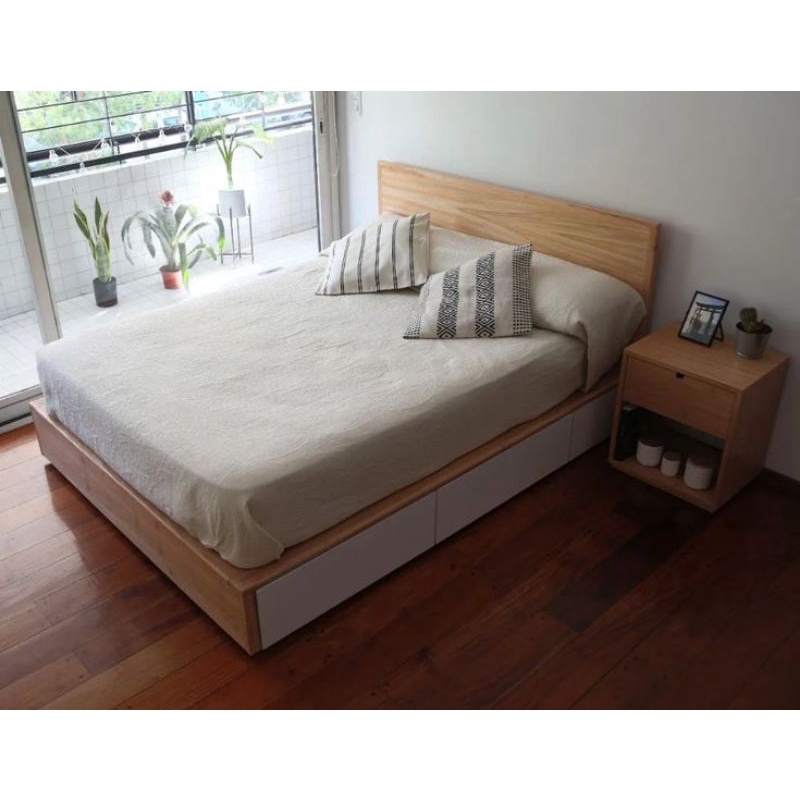 Jual STORAGE BED | DIPAN HPL | DIPAN MINIMALIS | Shopee Indonesia