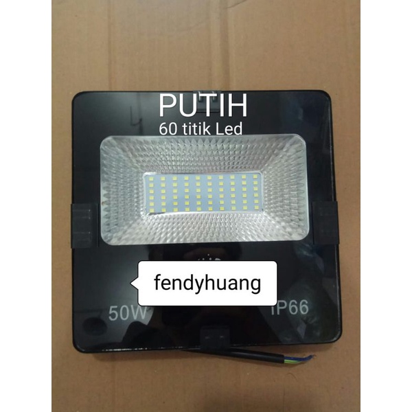 Jual Lampu Led Sorot Tembak Pameran Lapangan Kantor Taman Halaman Rumah 50 Watt Wat W Indonesia ...