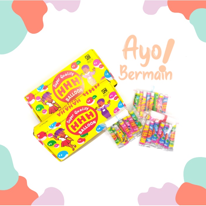 Jual Balon Jadul / Balon Tiup / Balon HHH / Balon AAA / Mainan Anak ...