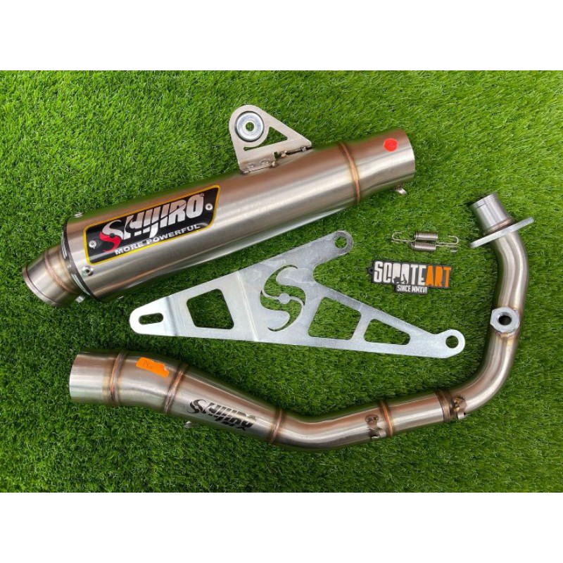 Jual Knalpot Racing Shijiro M3 Black Series Fullsystem | Shopee Indonesia