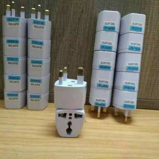 Jual Colokan Stecker Adaptor Singapore ( tiga kaki) | Shopee Indonesia