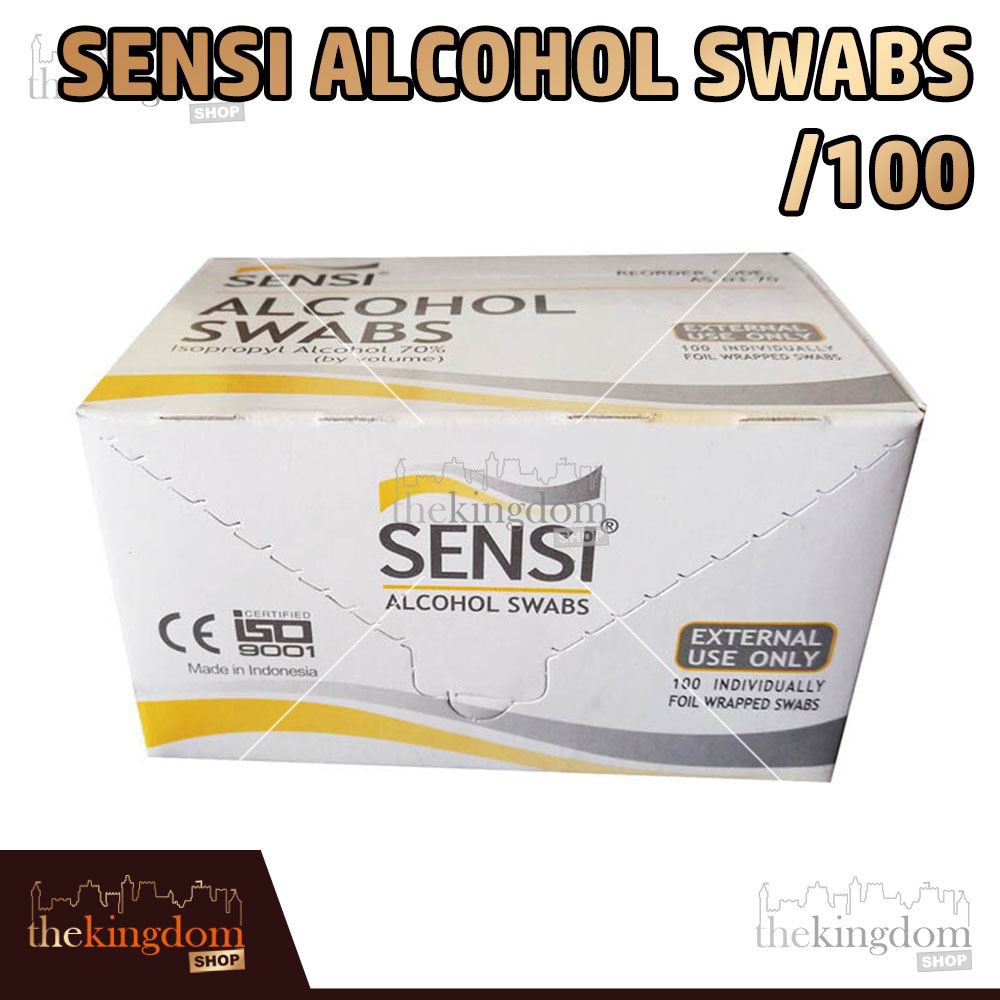 Jual Sensi Alcohol Swab Tissue Alcohol - Tisu Alkohol /100 | Shopee ...