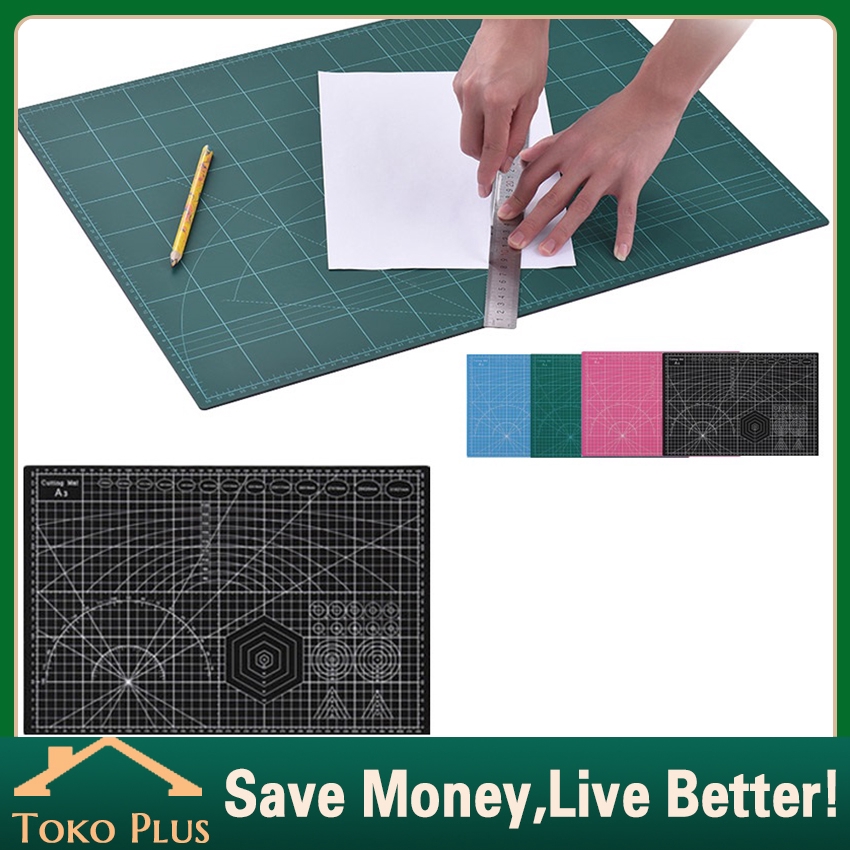 Jual Alas Potong Ukuran A3 /A4 /A5 PVC Cutting Mat Cutting Pad Board Alat DIY Double Size ...