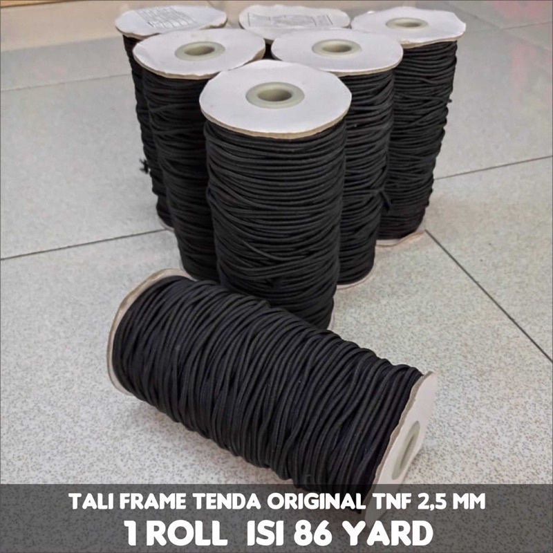 Jual 1 roll Tali frame2,5 mm tali elastis tenda gunung tali elastis 2,5 ... Jual 1 roll Tali frame2,5 mm tali elastis tenda gunung tali elastis 2,5 ...