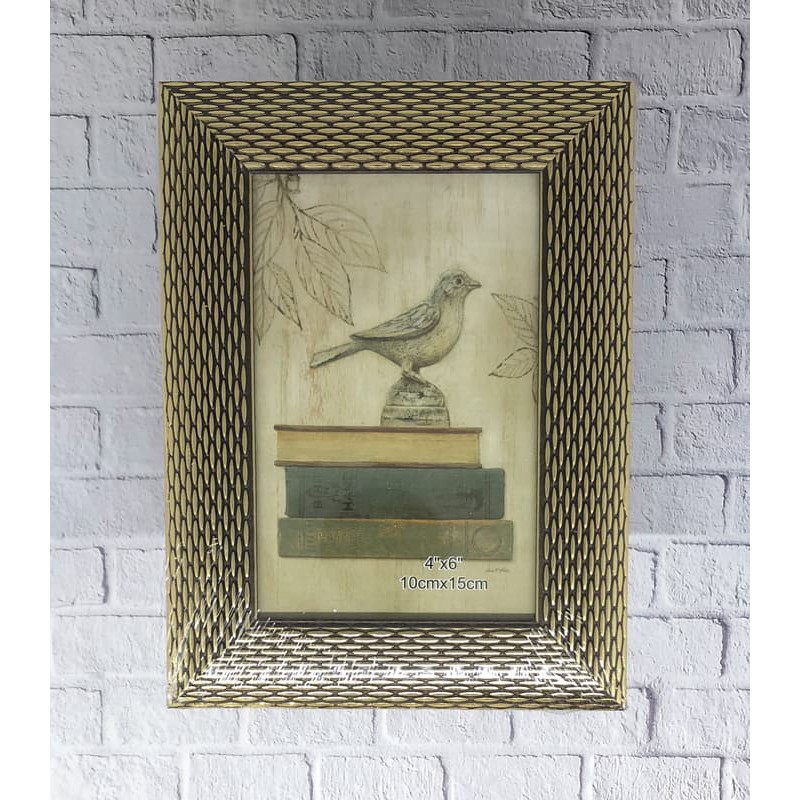 Jual FRAME 4R / FRAME FOTO / BINGKAI FOTO KLASIK VINTAGE UNIK GOLD ...