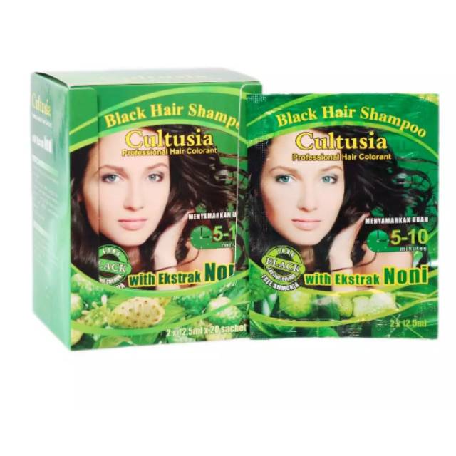 Jual Shampoo Noni Black Sachet/Semir Hitam | Shopee Indonesia