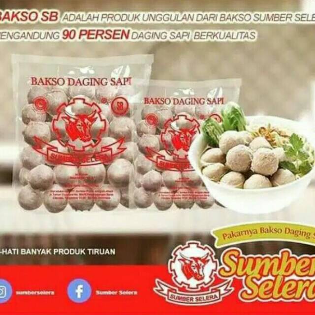 Jual Bakso Sumber selera SB | Shopee Indonesia