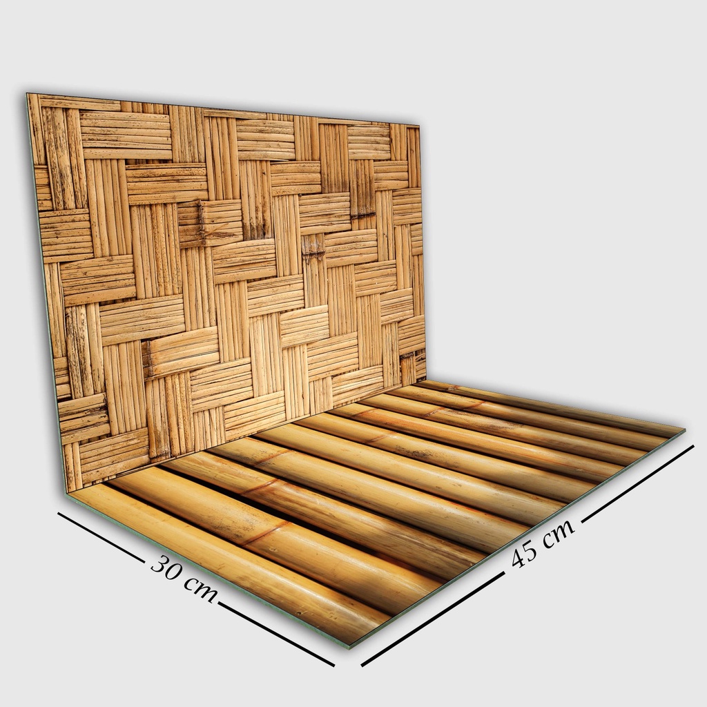 Jual Alas Foto Lipat MDF 30x45 Background Anyaman Rotan & Bambu Foto ...